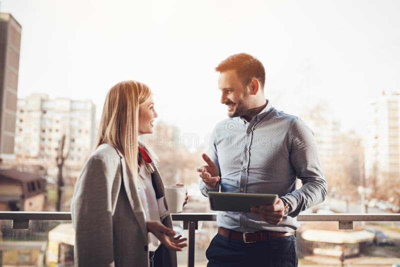 They always Enjoy Working Alongside Each Other Stock Image - Image of ...