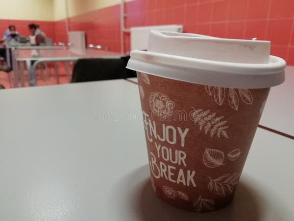 Enjoy your break stock image. Image of break, table - 114376961