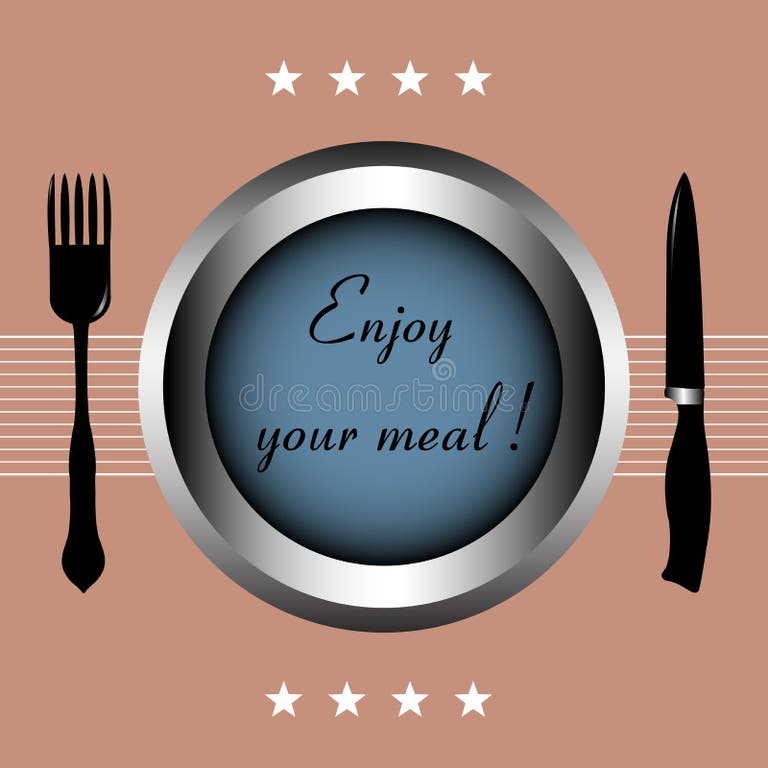 Enjoy Your Meal Stock Illustrations – 807 Enjoy Your Meal Stock ...