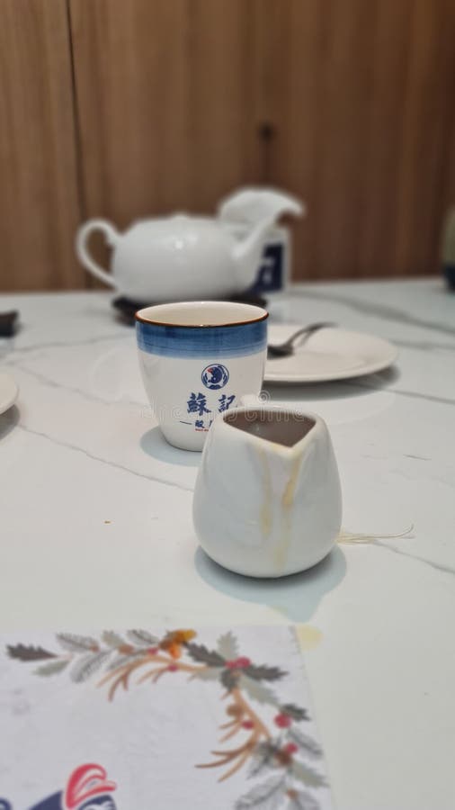 Enjoy your tea time.. stock photo. Image of enjoy, blue - 264785904