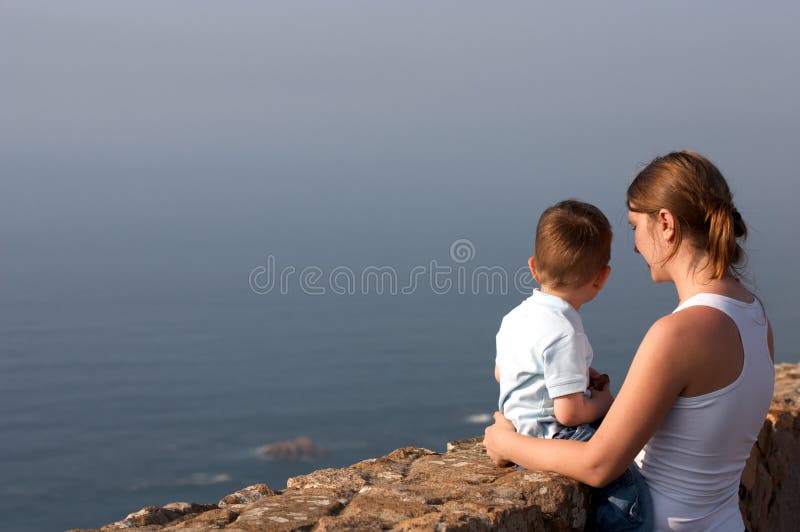 Enjoying beautiful views stock image. Image of viewpoint - 3376809