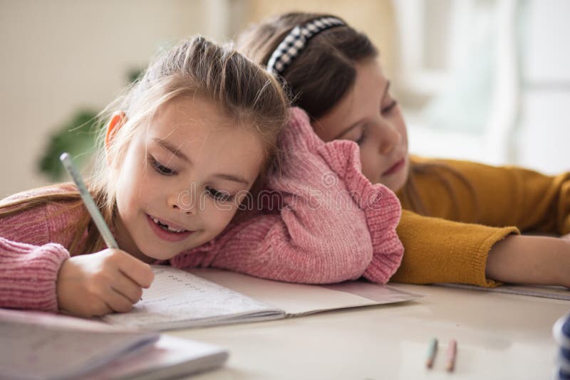 Enjoying His Learning Experience Stock Image - Image of domestic ...