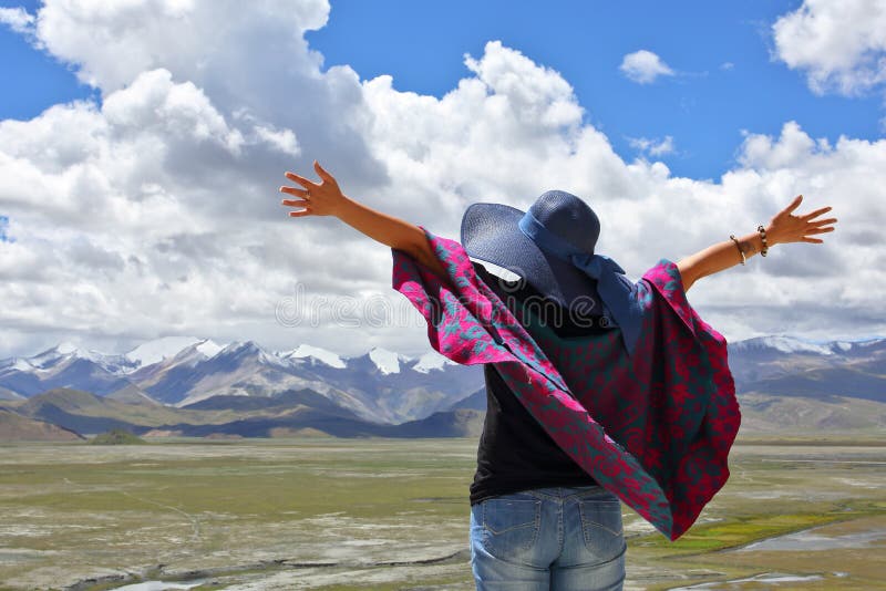 Enjoying the nature 2 stock image. Image of mountain - 27134563