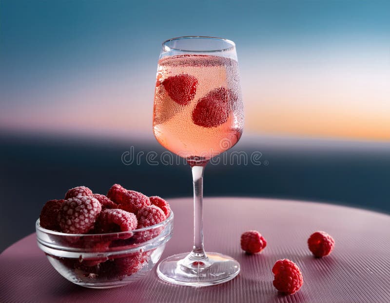 Enjoying Refreshing Raspberry Drinks Stock Photos - Free & Royalty-Free ...