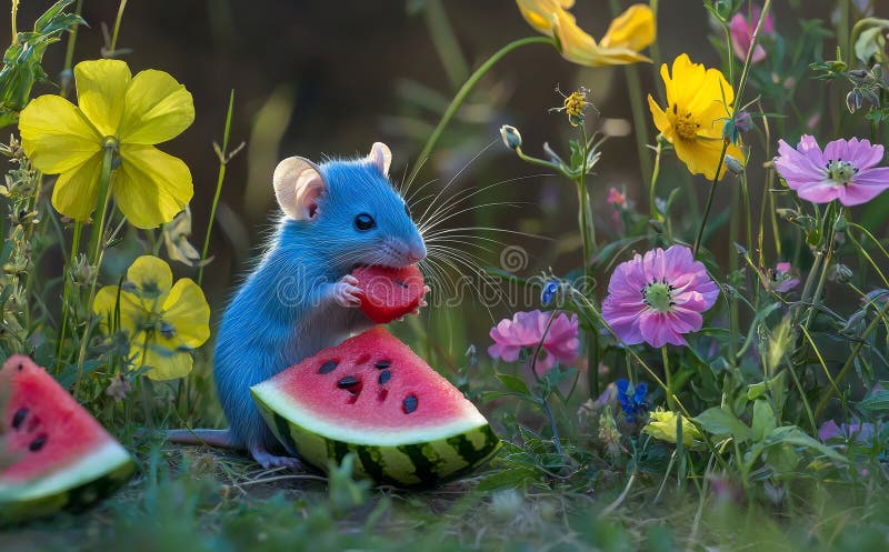 Cute Hamster Enjoying Snack Bright Landscape Stock Photos - Free ...
