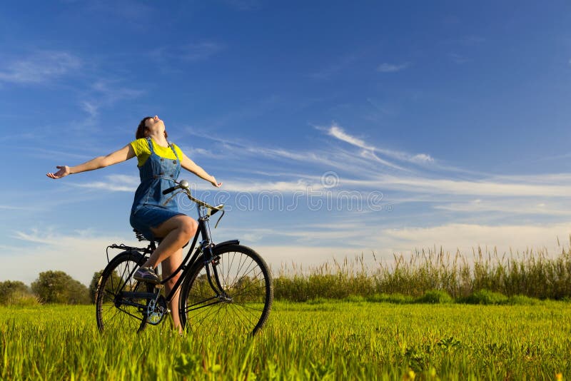 Enjoying the Spring stock image. Image of people, green - 23563143