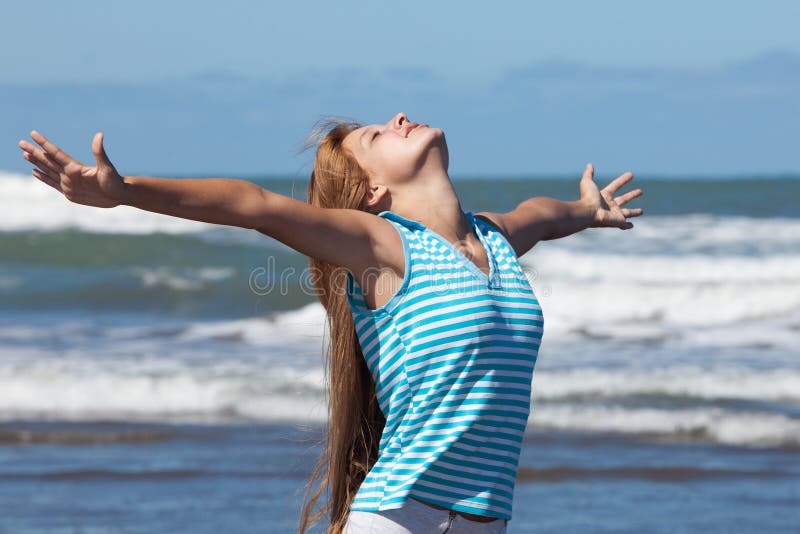 Enjoying summer stock image. Image of laughing, active - 29524757