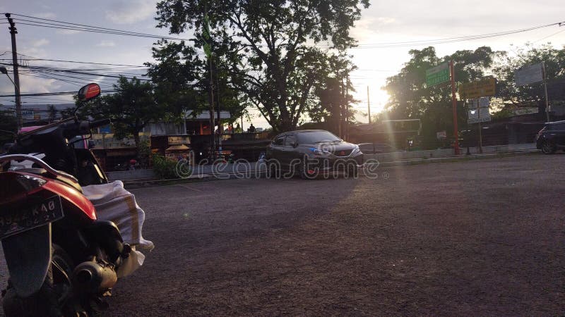 Enjoying the Sunset after Work Editorial Stock Image - Image of ...