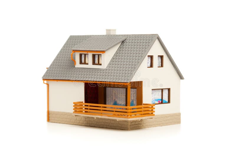 Enkelt hus arkivfoto. Bild av utformning, skapelse, klassiskt - 23697786