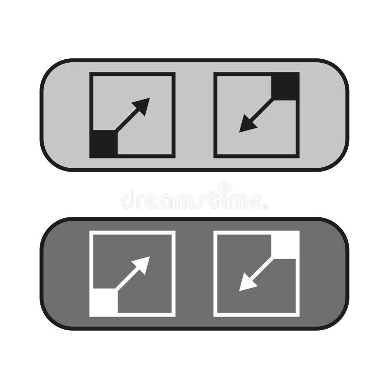 Enlarge, Reduction in Size. Increase, Decrease Inward, Outward Concepts ...