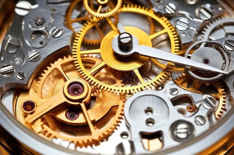 Enlarged Image of Digital Watch Screen on Production Line Stock Photo ...