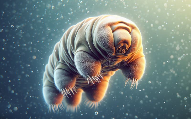 Enlarged Image of Water Bear, Common Name Tardigrada or Tardigrade, is ...