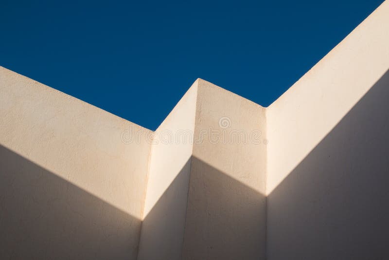 Enlightened Corner of a House Stock Image - Image of residential ...