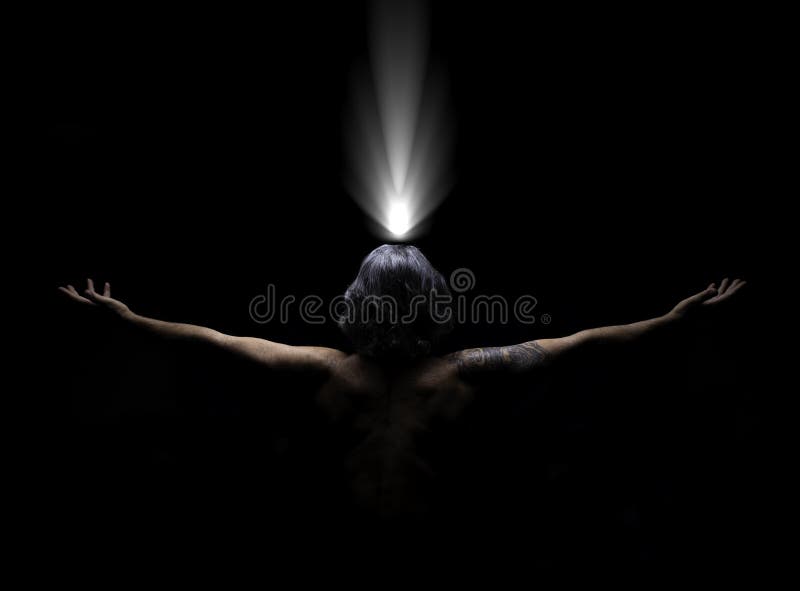 ENLIGHTENED ,ENLIGHTENMENT from the SOURCE Stock Photo - Image of ...