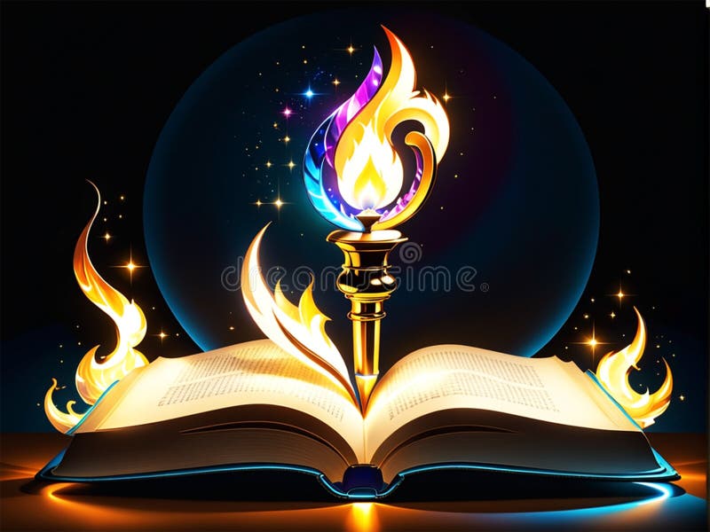 Torch Book Logo Stock Illustrations – 291 Torch Book Logo Stock ...