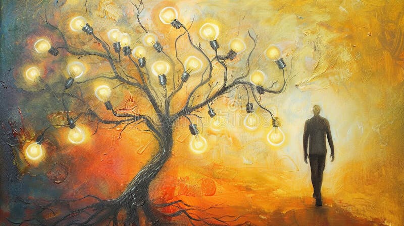 Enlightenment Path on stock illustration. Illustration of path - 324837739