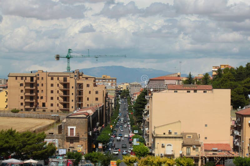 Enna, Sicily editorial image. Image of enna, sicily, view - 61465345