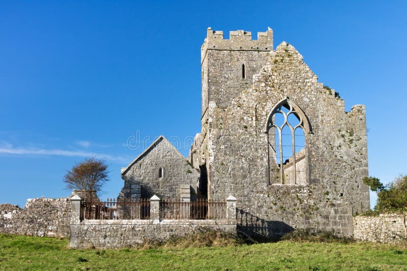 Ennis abbey in Ireland. stock photo. Image of castle - 22097036