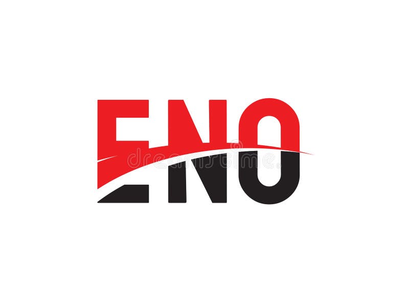 ENO Letter Initial Logo Design Vector Illustration Stock Vector ...