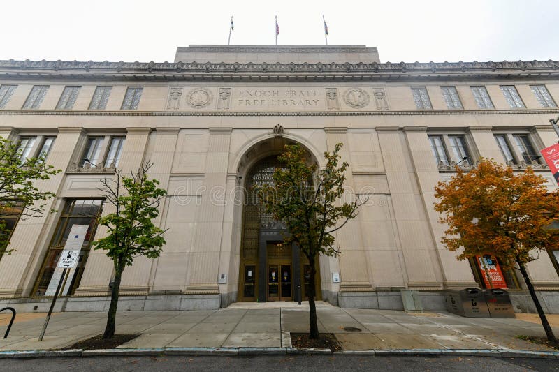 Enoch Pratt Free Library - Baltimore, Maryland Editorial Stock Photo ...