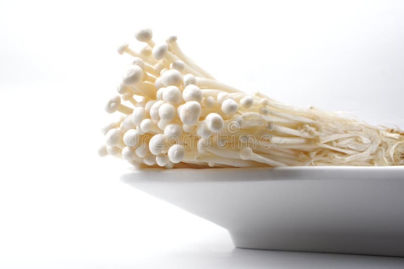 Enokitake stock image. Image of japanese, food, small - 38940113