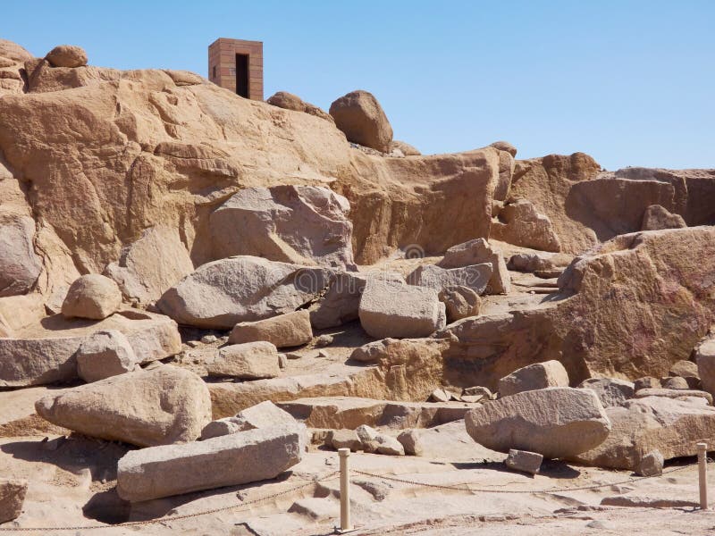 The Enormous Uncompleted Obelisk in a Quarry at Aswan Stock Photo ... The Enormous Uncompleted Obelisk in a Quarry at Aswan Stock Photo ...