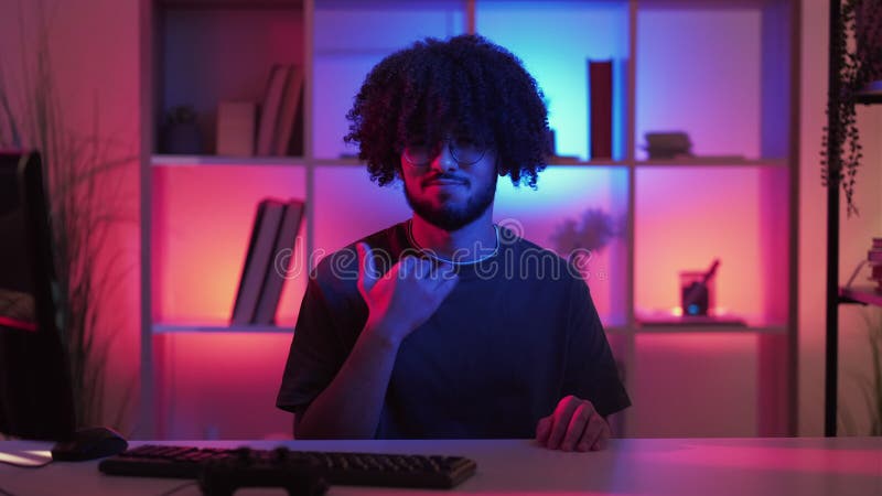 Enough Gesture Refusing Man Meme Expression Stock Video - Video of work ...