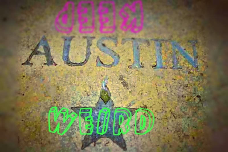 Keep Austin Weird editorial stock photo. Image of austin - 125751173