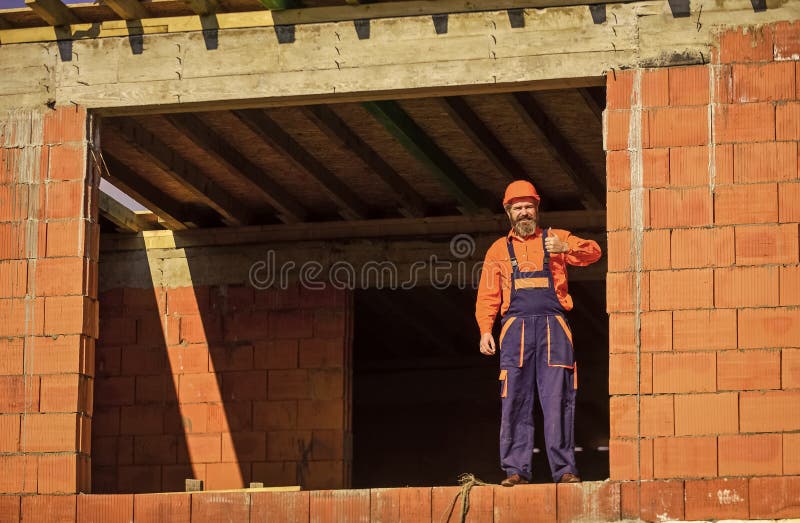 Enough for Today. daily Routine at Construction. Well Done. Repairman ...