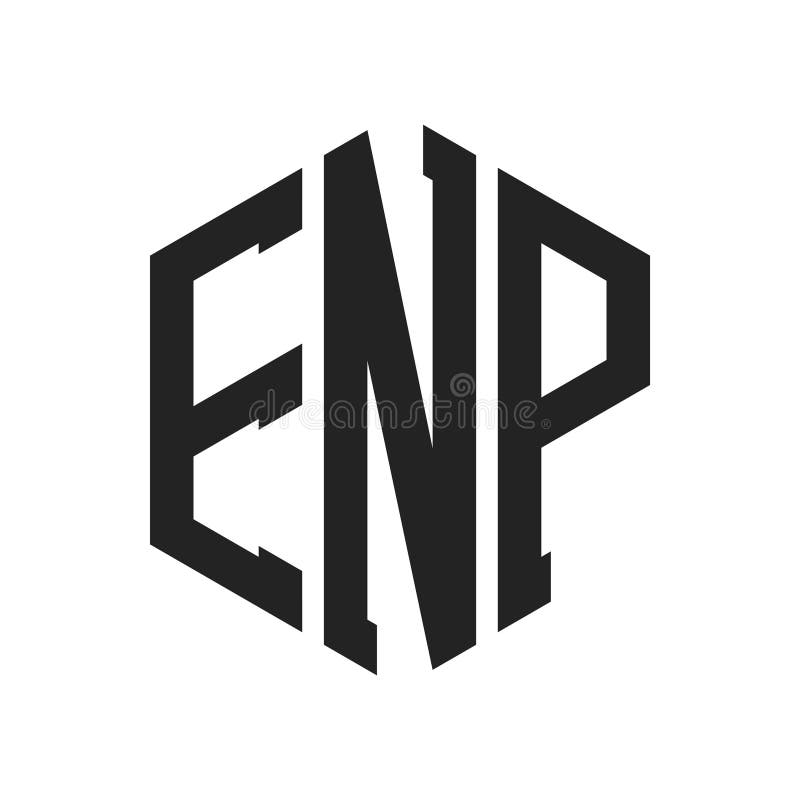 ENP Logo Design. Initial Letter ENP Monogram Logo Using Hexagon Shape ...