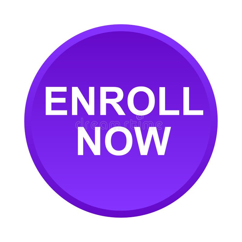 Enroll Now Button. Enroll Now Sign. Key. Push Button. Stock Vector ...
