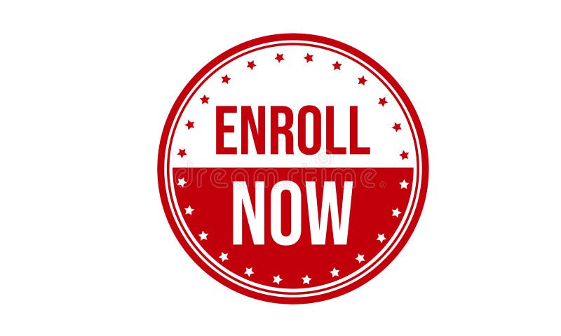 Enroll Now Rubber Stamp. Enroll Now Rubber Grunge Stamp Seal Vector ...