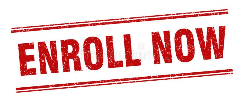 Enroll Now Stamp. Enroll Now Square Grunge Sign Stock Vector ...