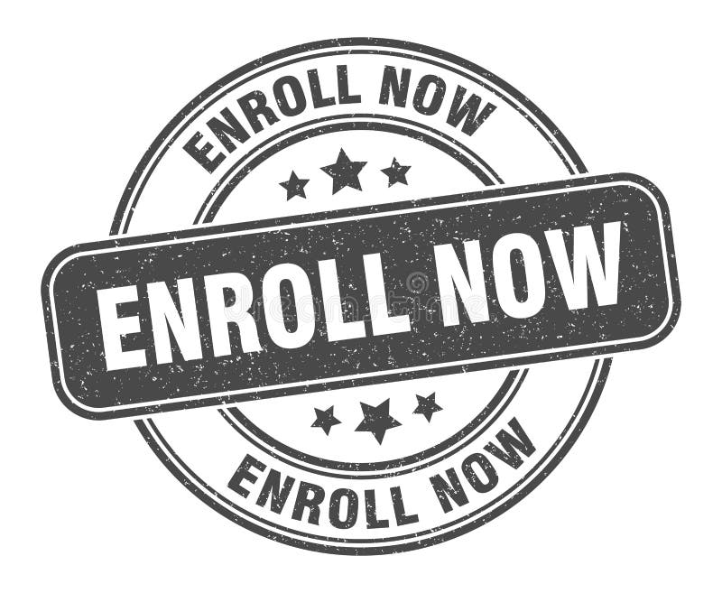 Enroll Now Stamp. Enroll Now Round Grunge Sign Stock Vector ...
