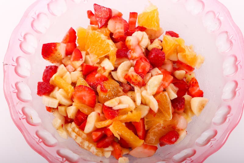Ensalada de fruta mezclada foto de archivo. Imagen de fruta - 111195710