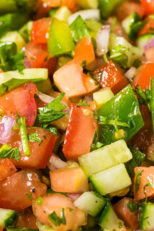 Ensalada De Shiraz Persa Casera Imagen de archivo - Imagen de persa ...