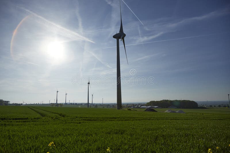 Ense, NRW, Germany, 04 29 2025, Wind Generator Editorial Photo - Image ...