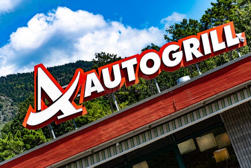Enseigne d'Autogrill image éditorial. Image du réseau - 134312235