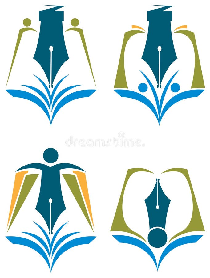 Logo scolaire illustration de vecteur. Illustration du scolaire - 53434863