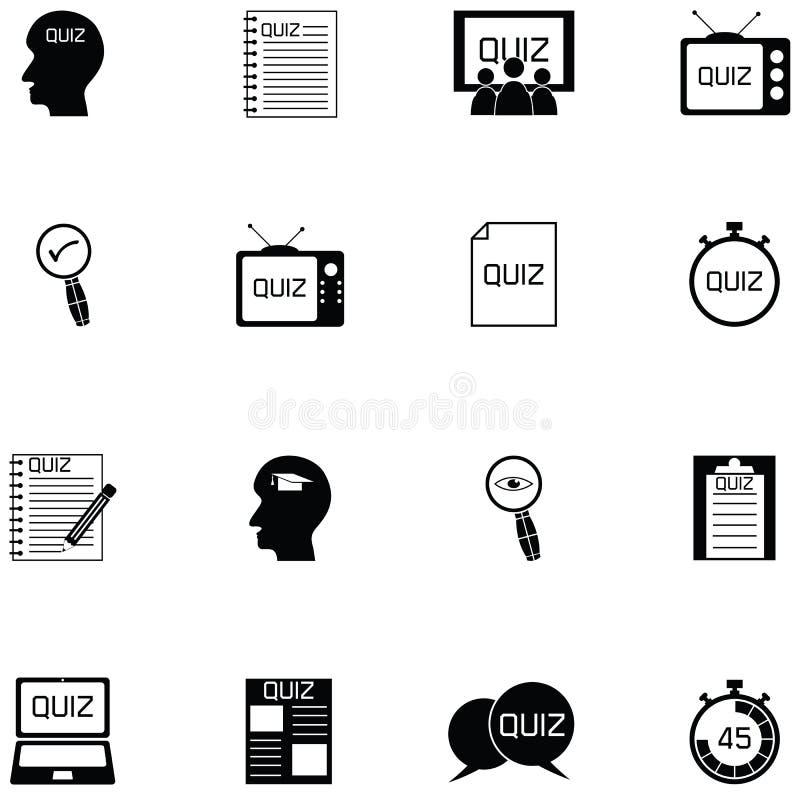 Ensemble D'icône De Jeu-concours Illustration de Vecteur - Illustration ...