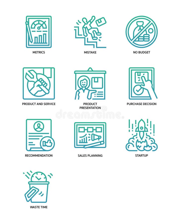 Ensemble D'icônes De Validation Du Client Illustration de Vecteur ...