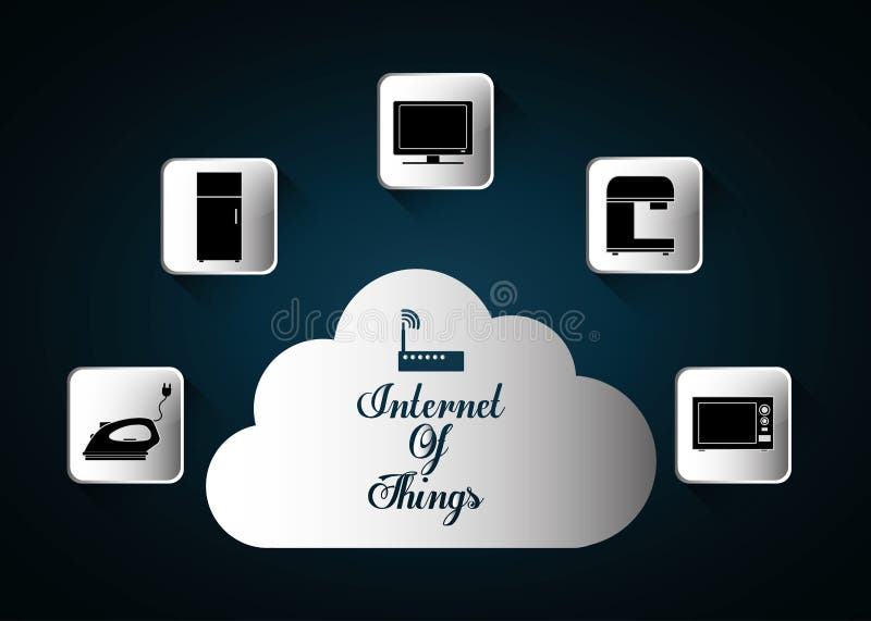 Ensemble D'icône D'appareils Internet De Conception De Choses Dessin De ...