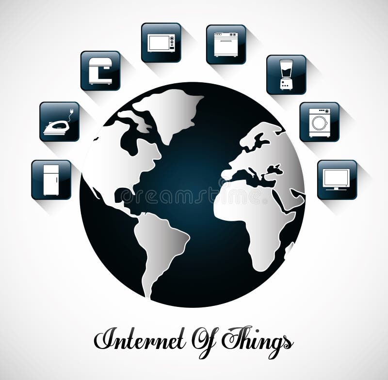 Ensemble D'icône D'appareils Internet De Conception De Choses Dessin De ...