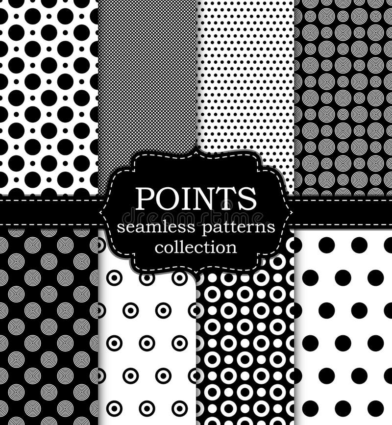 Simple Geometric Points Pattern Stock Illustrations, Vecteurs ...