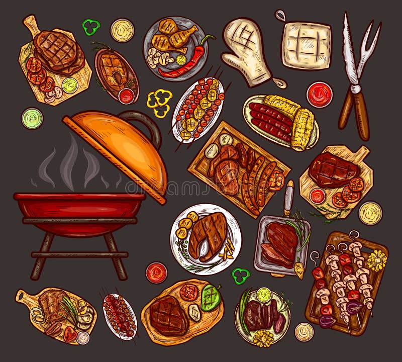 Barbecue Stock Illustrations, Vecteurs, & Clipart – (273,171 Stock Illustrations)