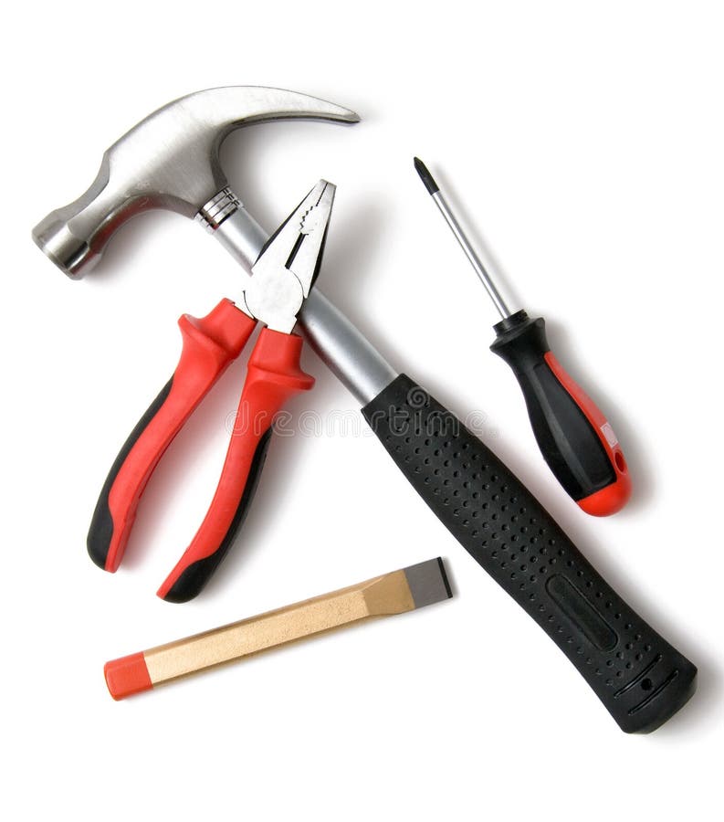 Ensemble D'outils De Construction Image stock - Image du neuf, acier ...