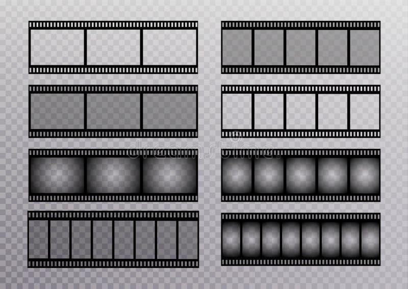 Ensemble De Cadres De Film, Illustration Vectorielle Illustration de ...