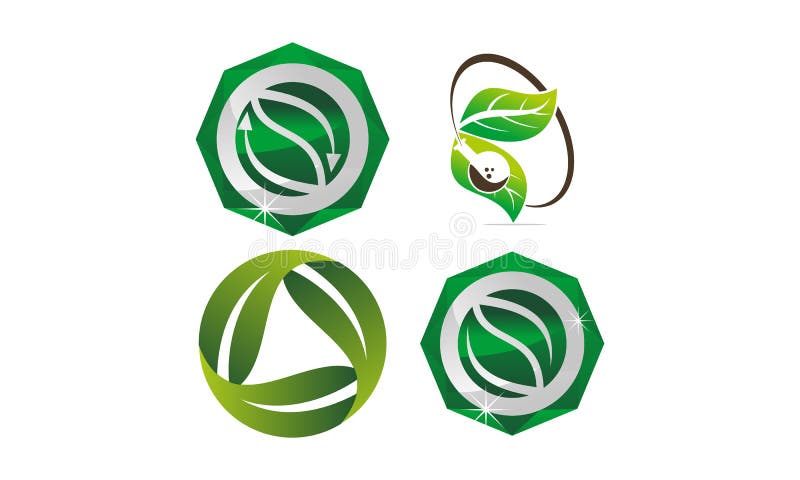 Ensemble De Calibre De Rotation De Mouvement De Feuille Illustration de ...