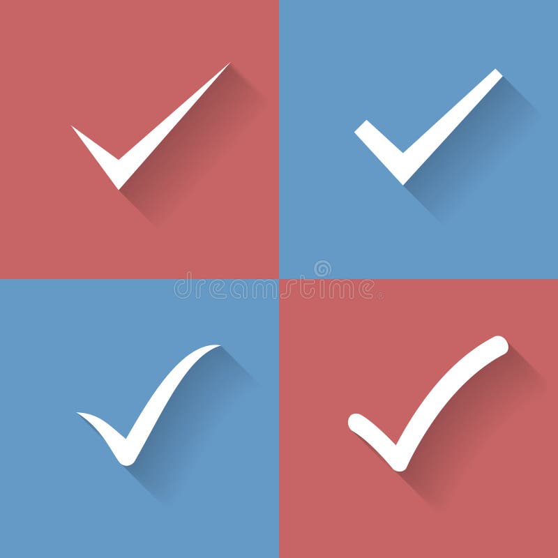 Symbole De Coche, Icône De Case à Cocher Illustration de Vecteur ...