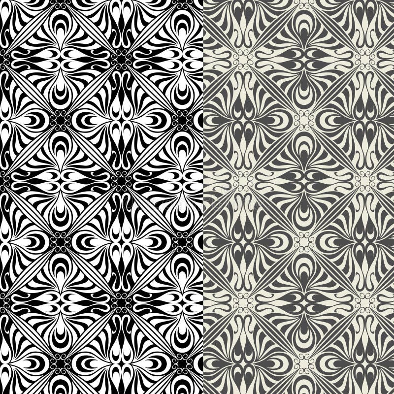 Ensemble De Configurations De Nouveau D'art Illustration de Vecteur ...